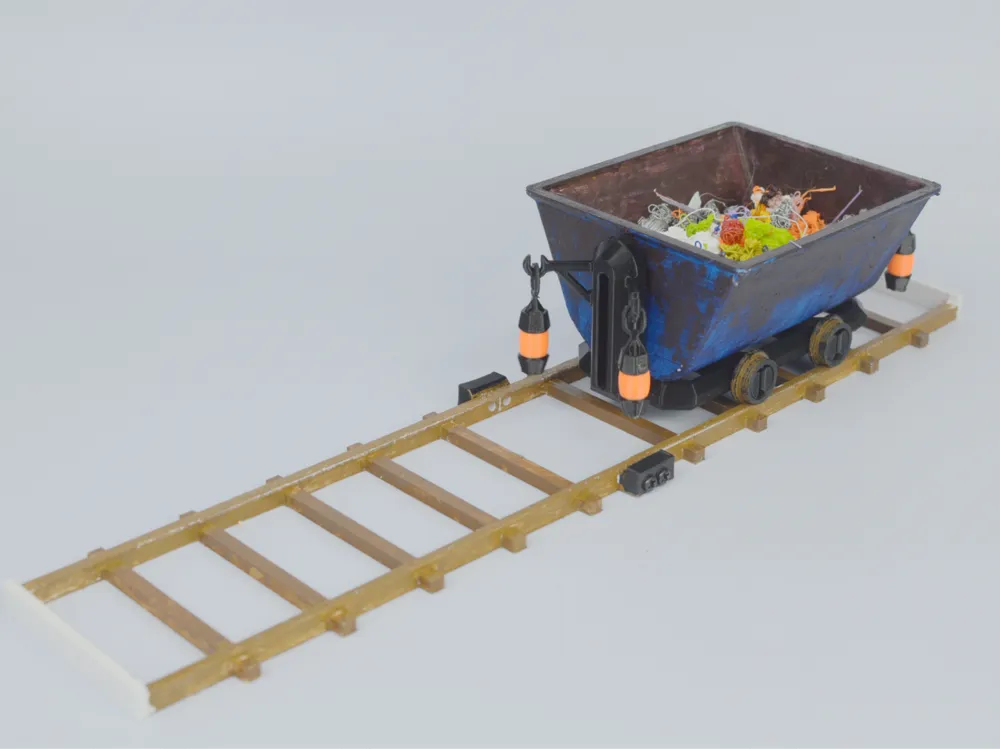 A1 & A1 mini Minecart model poop bucket by WanWanDumDum MakerWorld ...