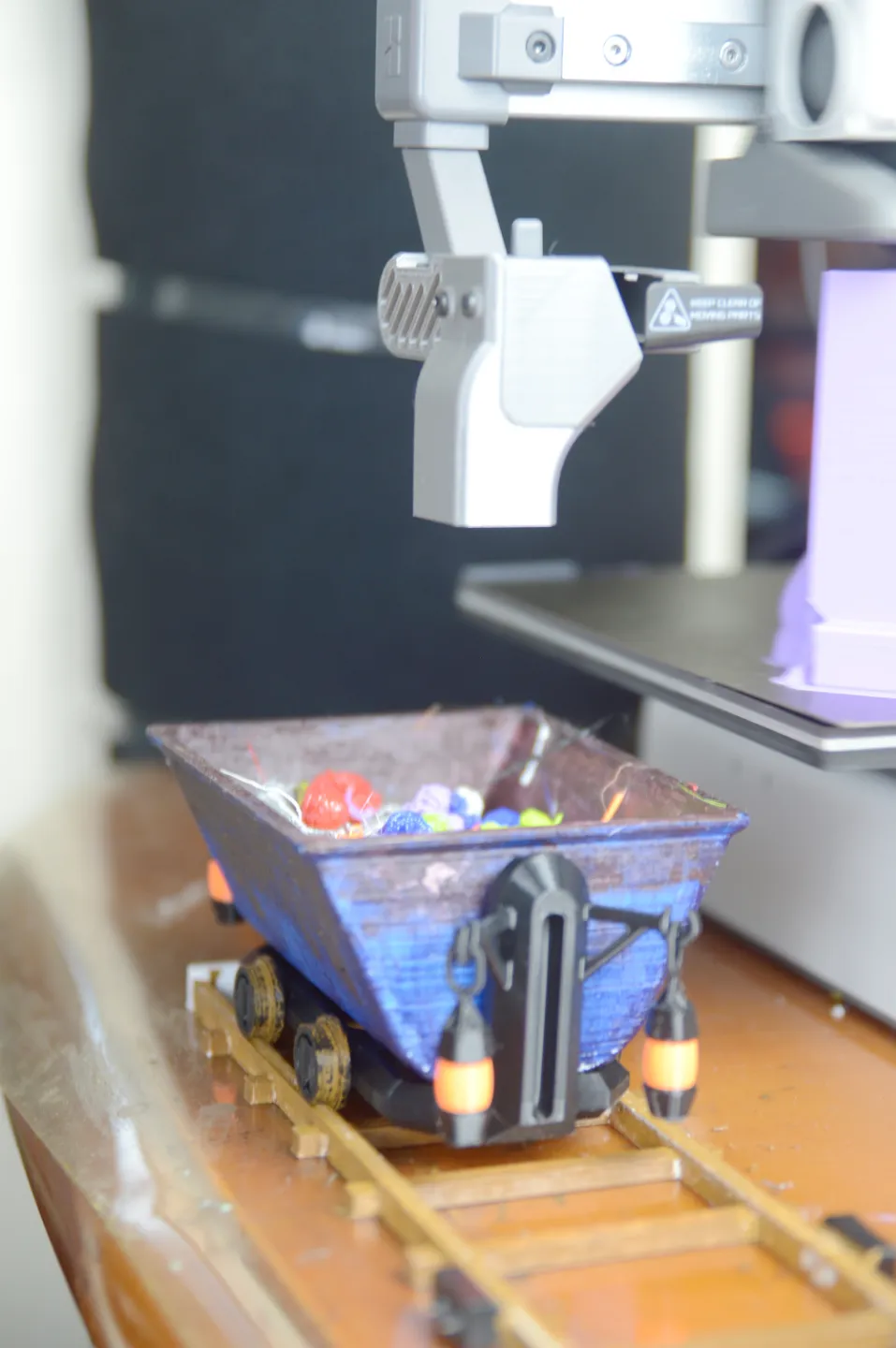 A1 & A1 mini Minecart model poop bucket by ingamgam - MakerWorld