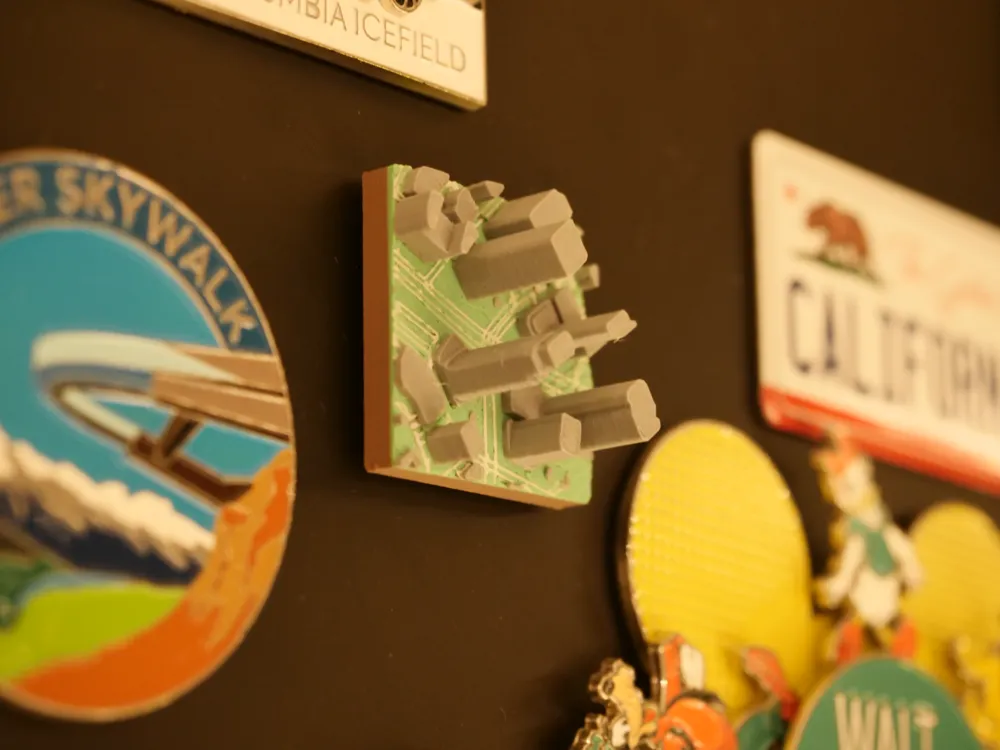 Google Maps style 3D City Magnet by Dotted Lines MakerWorld: Download ...