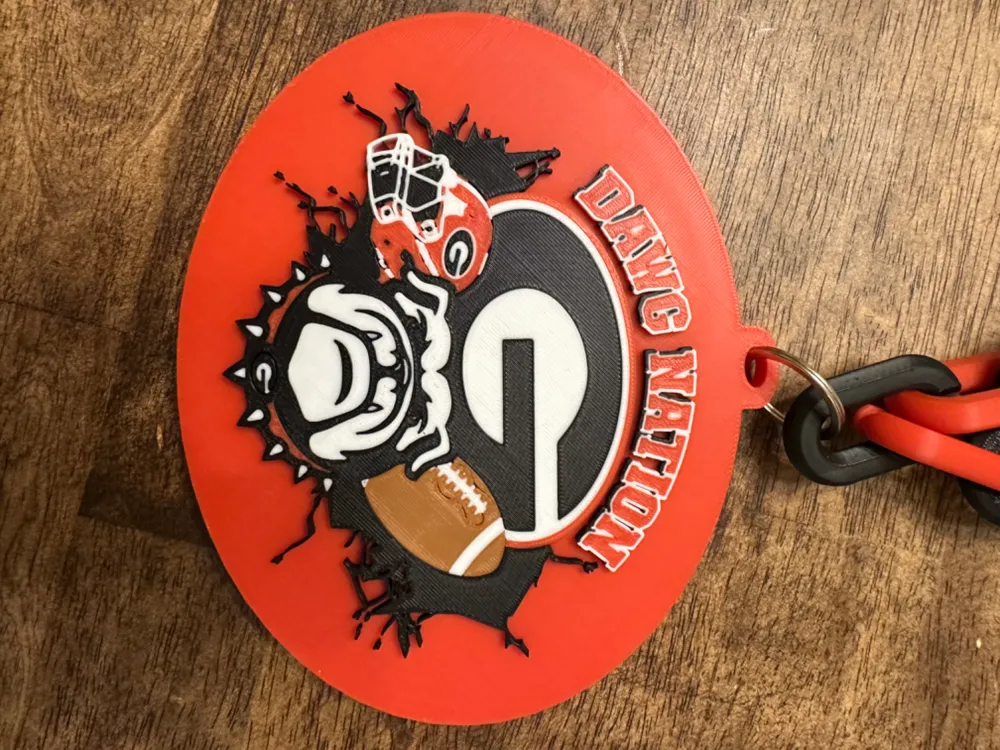 Dawg Nation Football hype chain by LilCheez4644 - MakerWorld