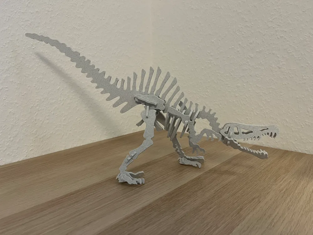 Spinosaurus 3D Puzzle - Free 3D Print Model - MakerWorld