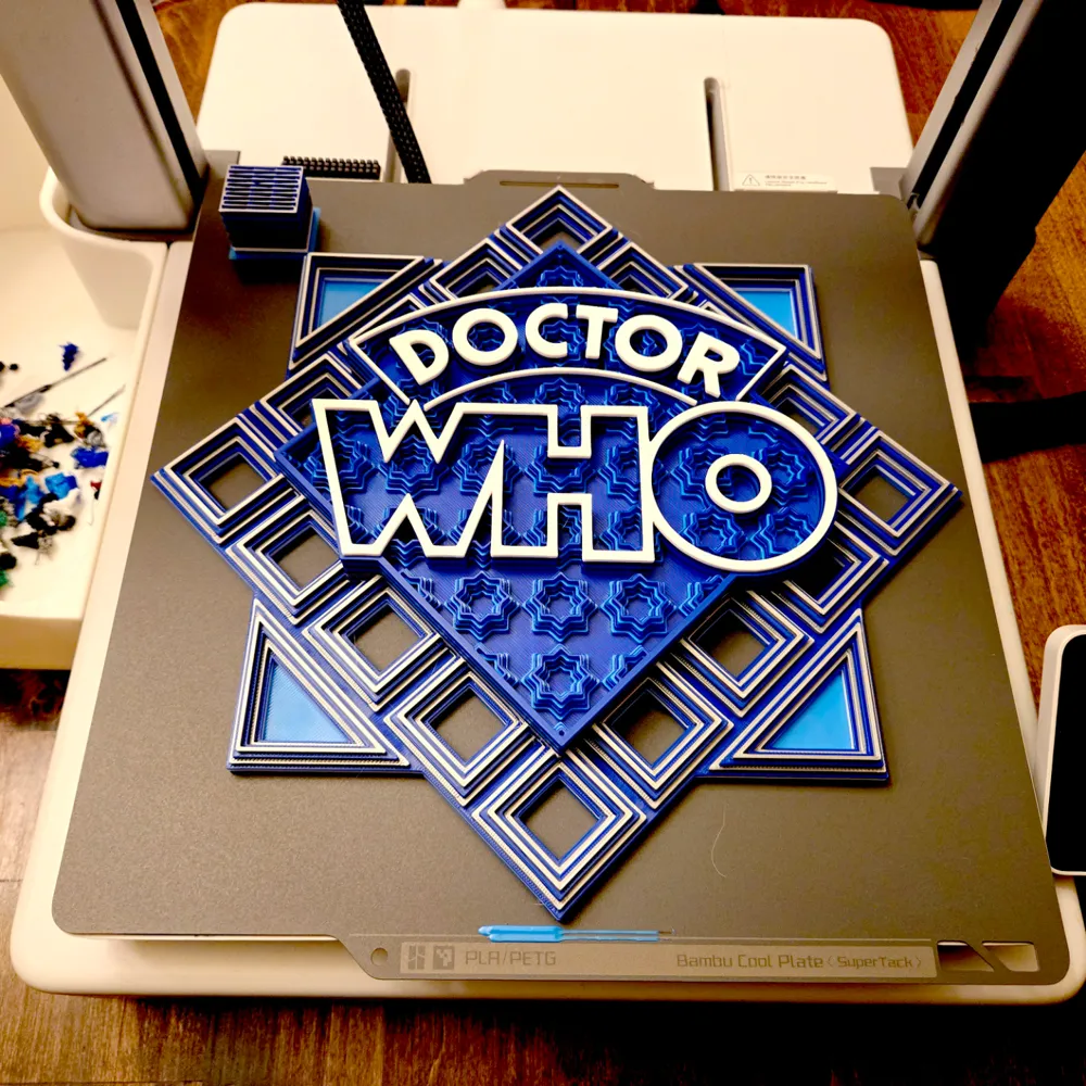 Doctor Who Dimensional Grid Mosaic by w3r3wolv3s MakerWorld: Download ...