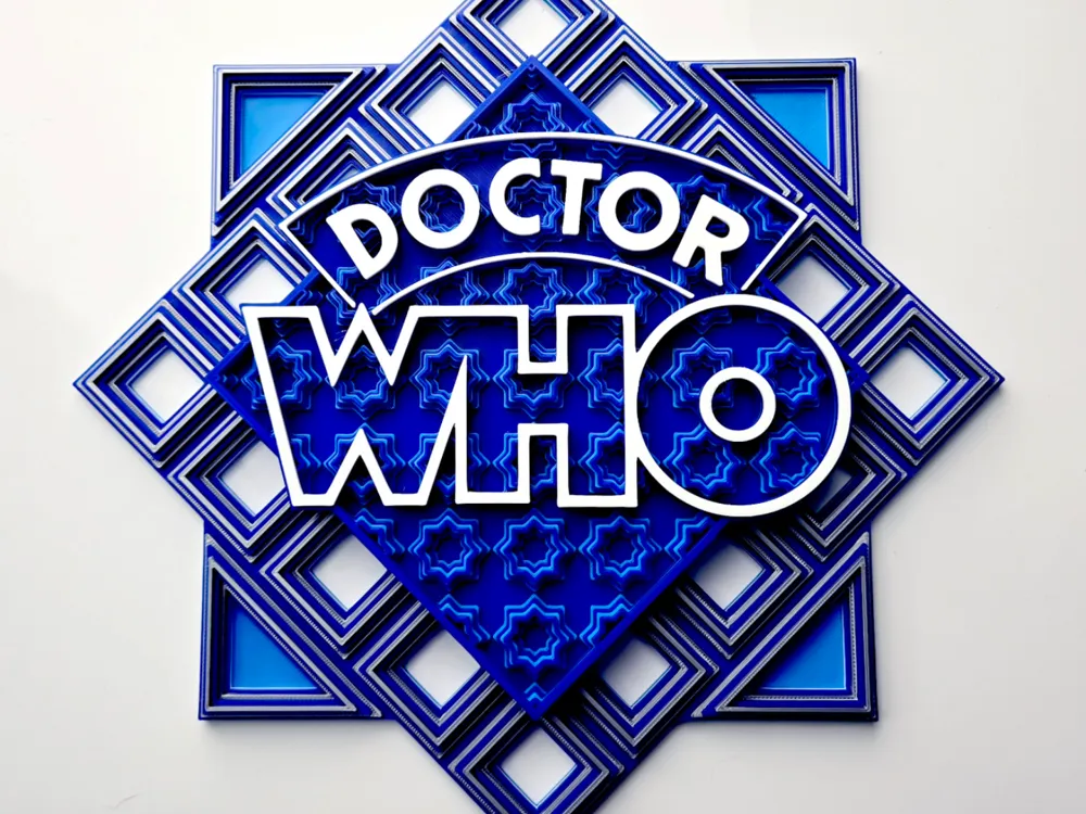 Doctor Who Dimensional Grid Mosaic by w3r3wolv3s MakerWorld: Download ...