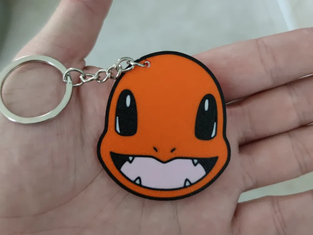Charmander 3D Face Keychains by Litolunar - MakerWorld