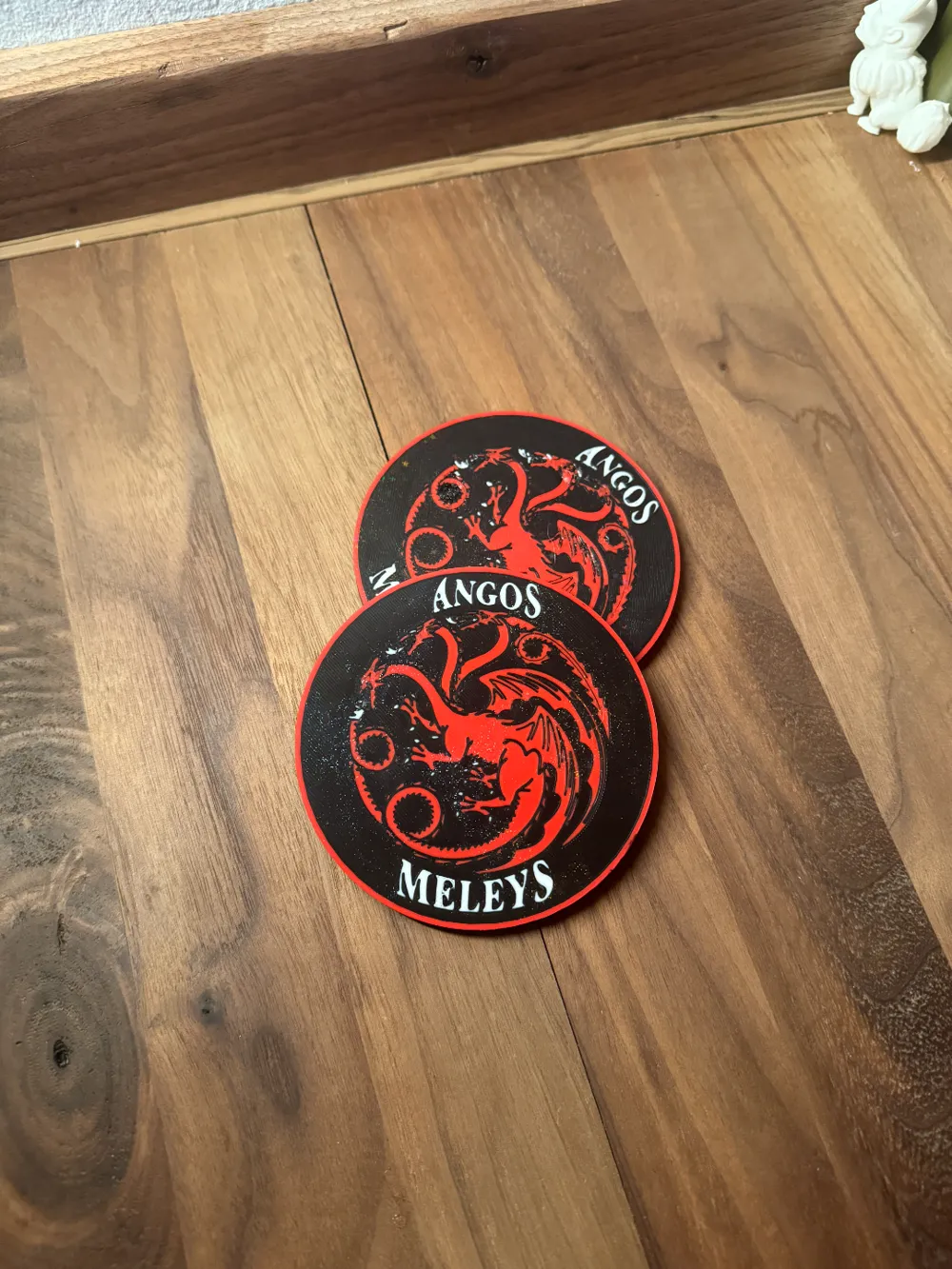 GOT Angos Meleys 2D Art Coaster by Melted Plastic - MakerWorld