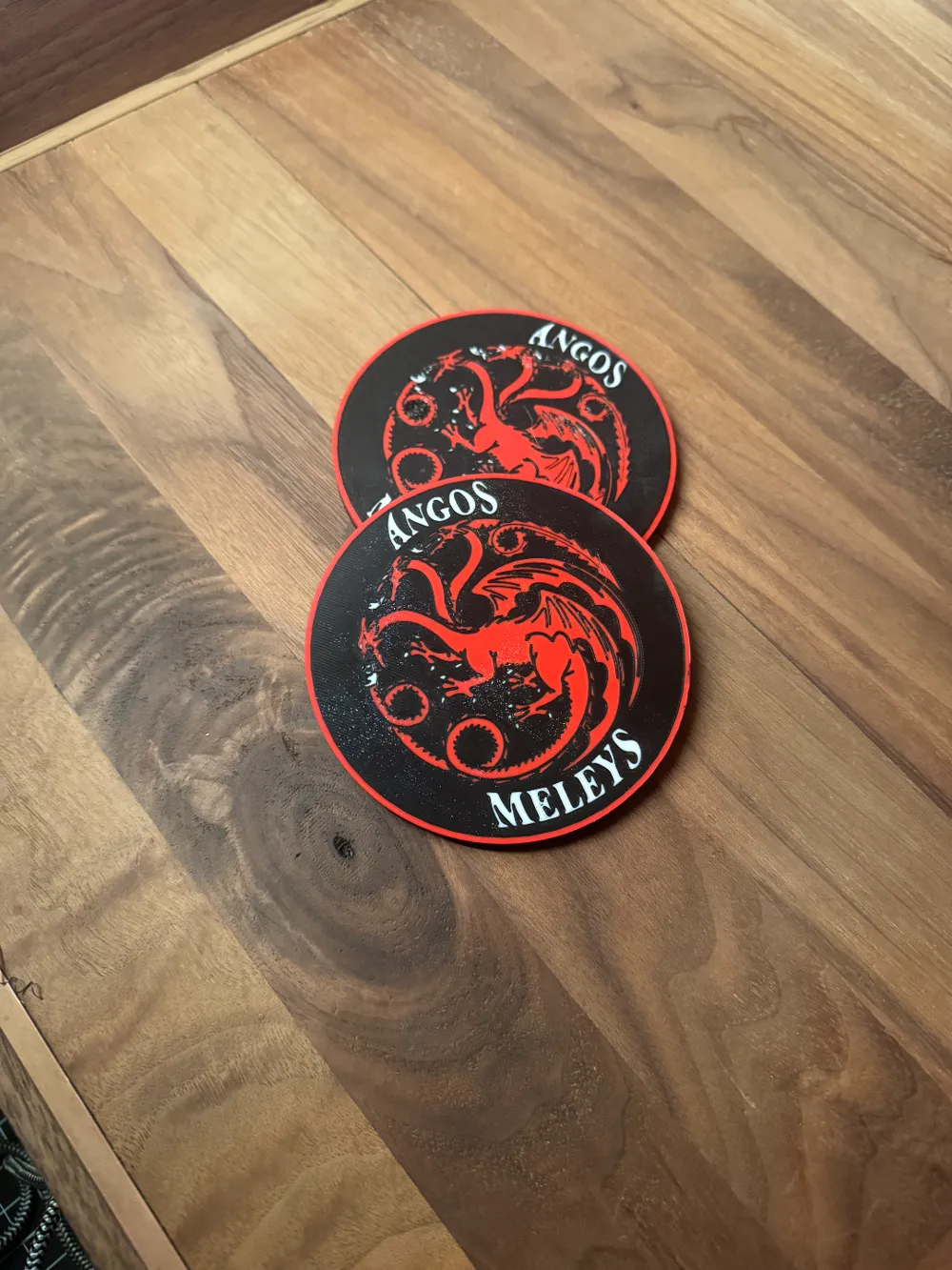 GOT Angos Meleys 2D Art Coaster by Melted Plastic - MakerWorld