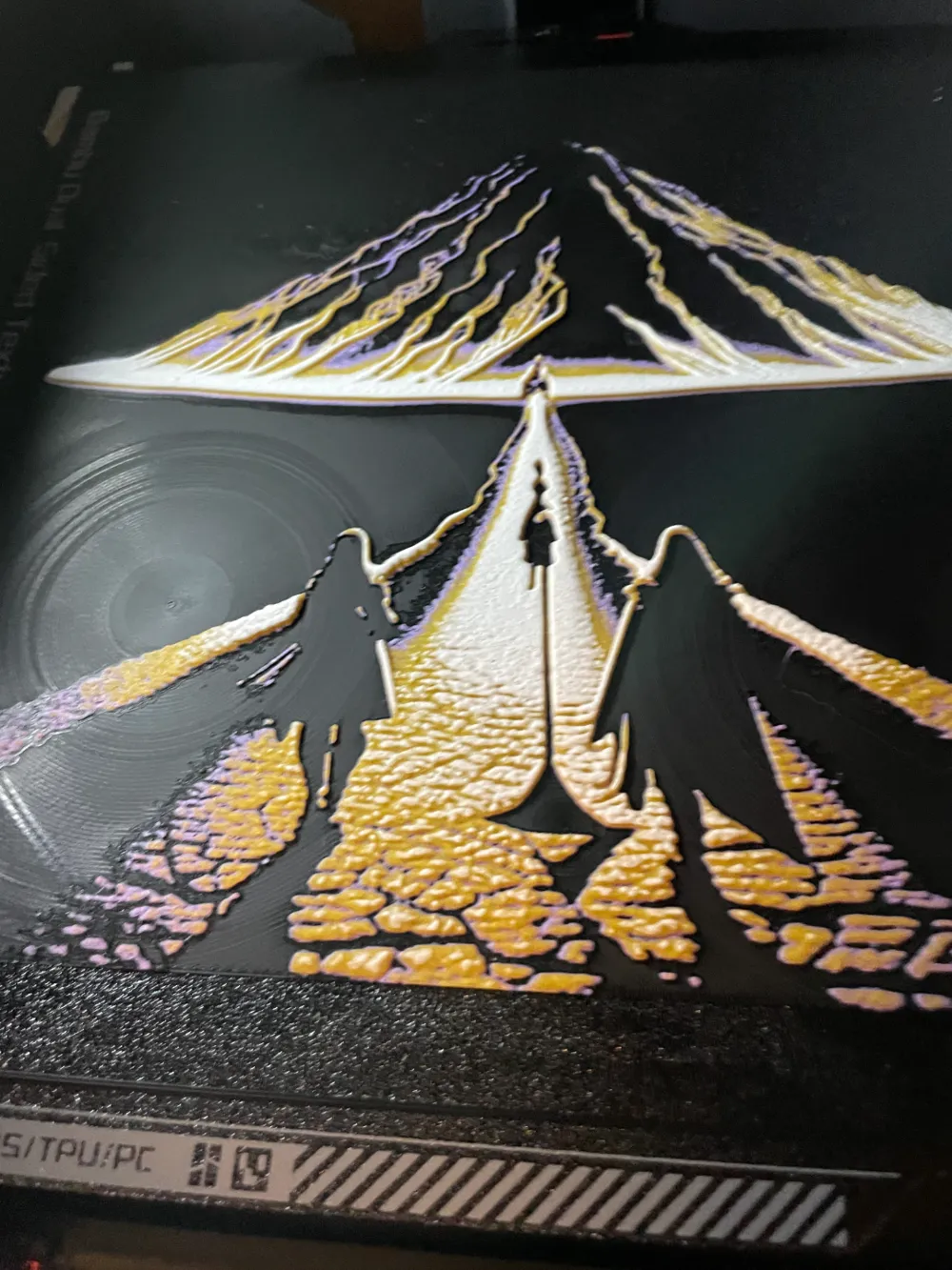 Mountain Walk Shadowscape Filament Painting - Hueforge by lorinan ...