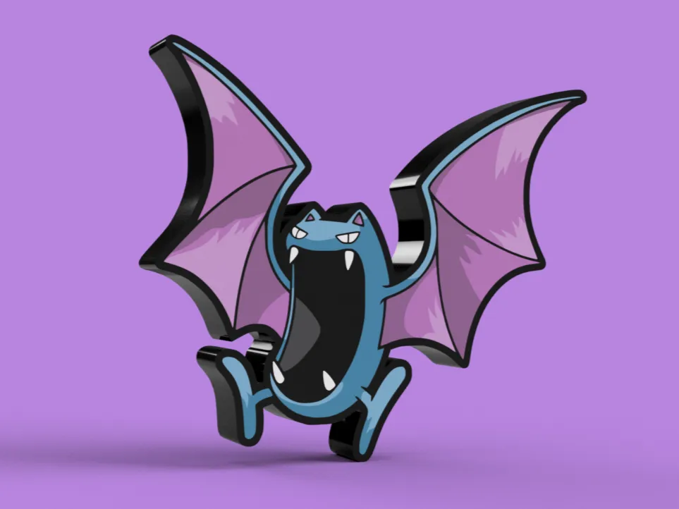Golbat Lightbox by Sitsero - MakerWorld