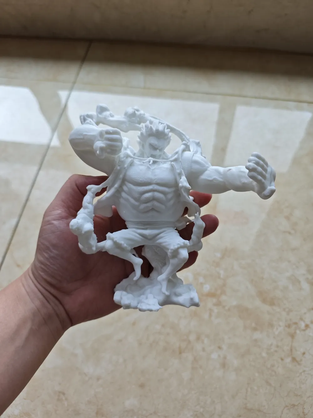 One Piece Monkey D Luffy Figure Anime Multipart Easy to Assemble Glue ...