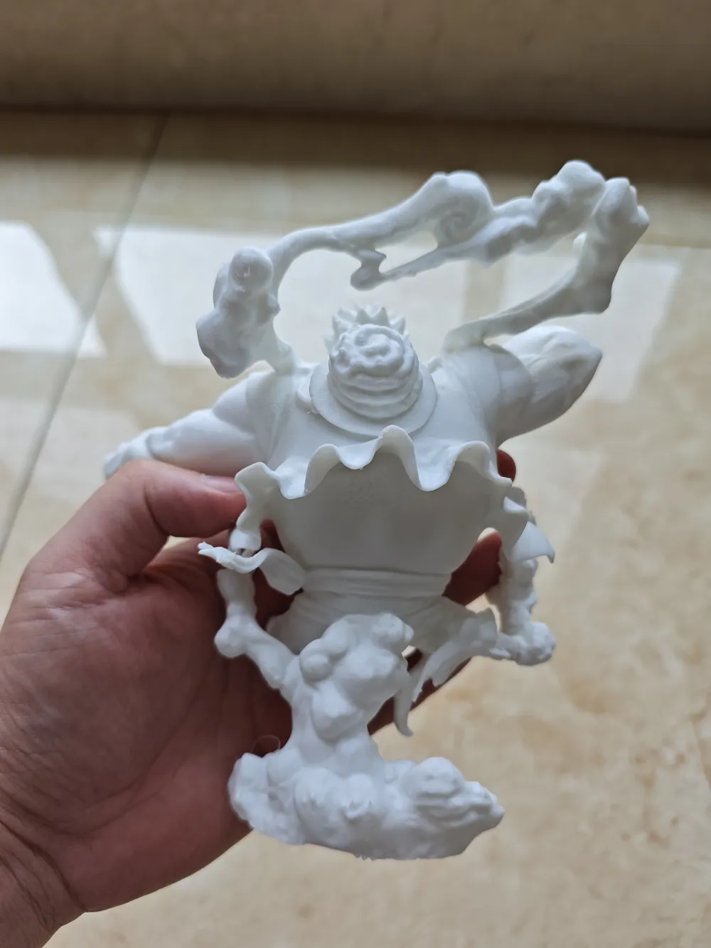 One Piece Monkey D Luffy Figure Anime Multipart Easy to Assemble Glue ...