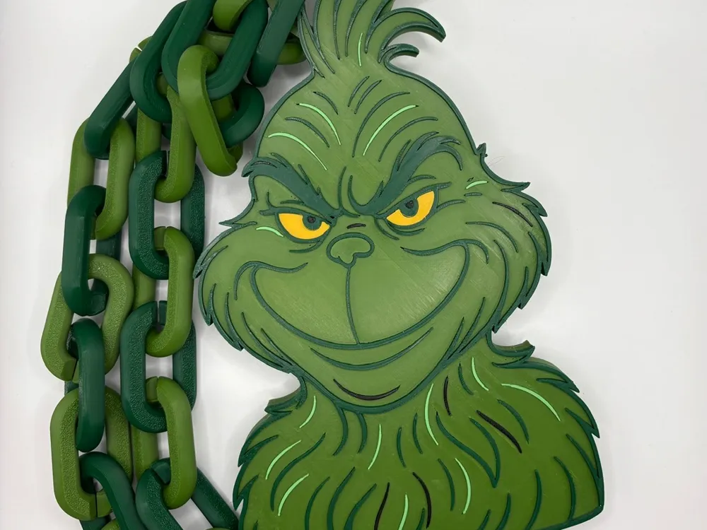CHRISTMAS GRINCH PARTY CHAIN - Free 3D Print Model - MakerWorld