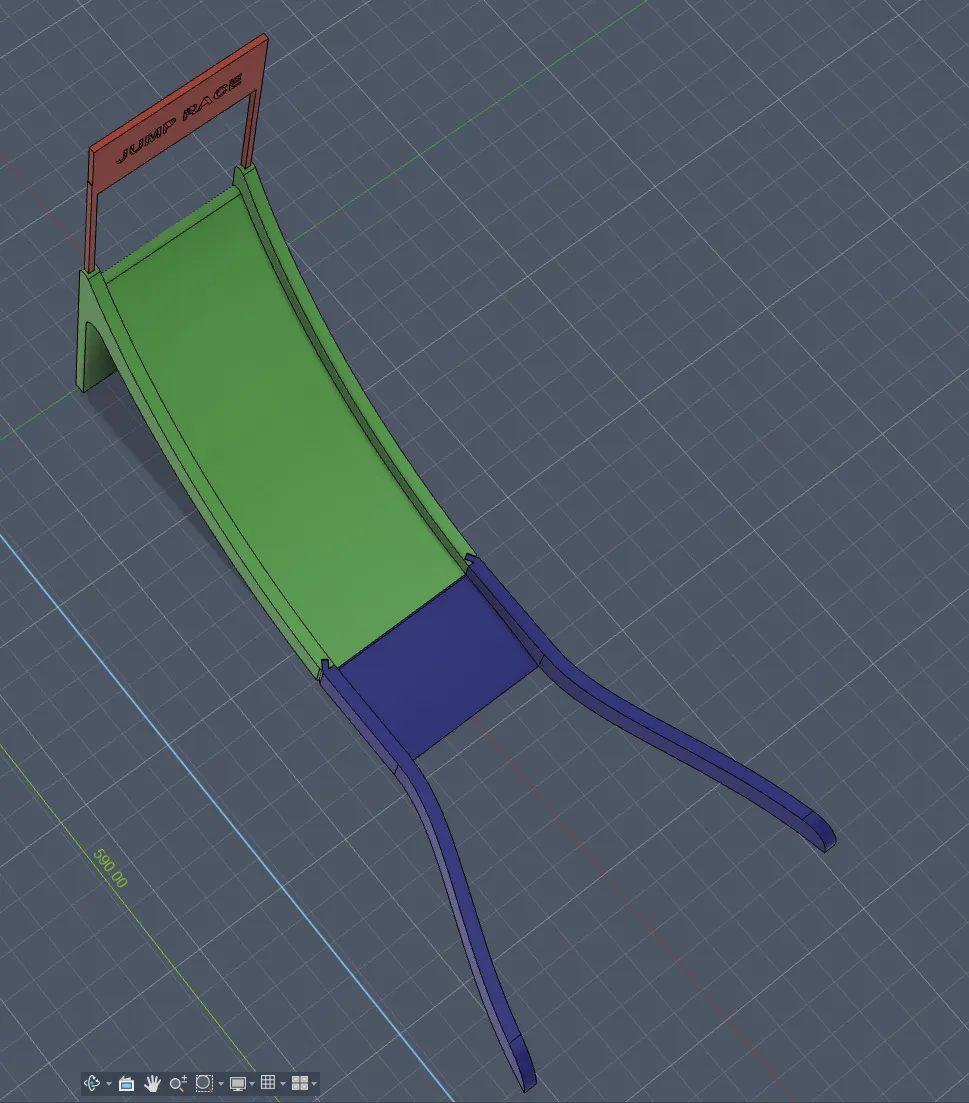 Mega Jump Ramp: Modular Stunt Track for Kids - Free 3D Print Model ...