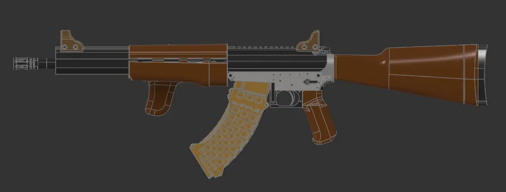 The Commerican AK style AR15 furniture by gunder_mifflin MakerWorld ...