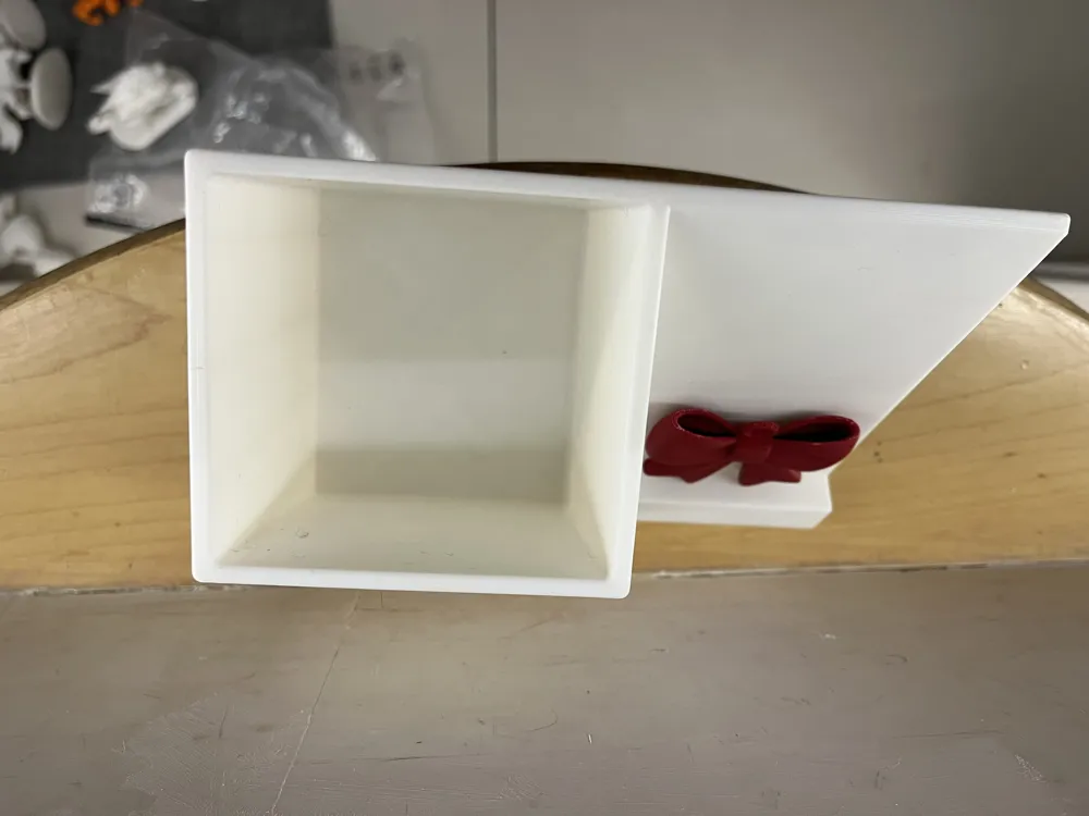 Phone stand + Vertical storage box | Integrated design | no supports ...