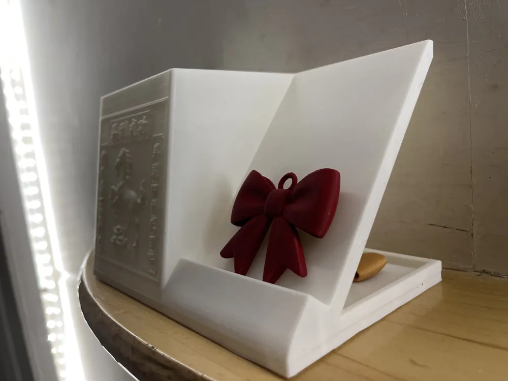 Phone stand + Vertical storage box | Integrated design | no supports ...