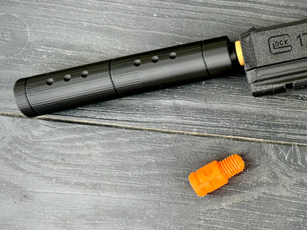 Silencer and compensator addon, read description - Free 3D Print Model ...