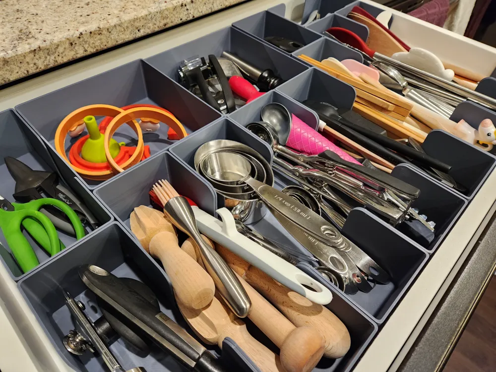 Ultimate Gridfinity Kitchen Drawer Organizer Remixed by Valorian ...