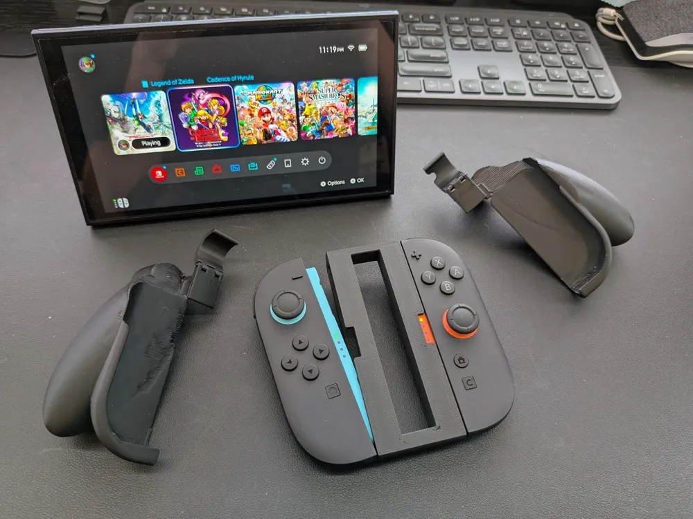 Switch 2 Grip - V15 (Dockable/Cartridge/Asym/Lite) - Free 3D Print ...