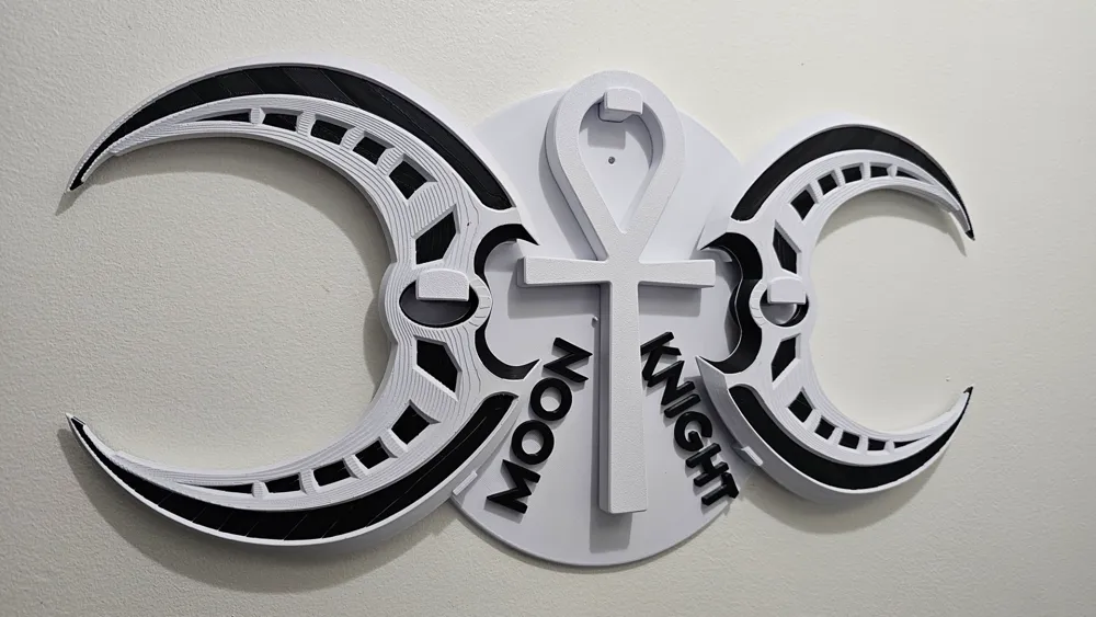 Moon Knight's Weapon Wall Mount - Free 3D Print Model - MakerWorld