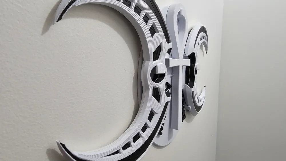 Moon Knight's Weapon Wall Mount - Free 3D Print Model - MakerWorld