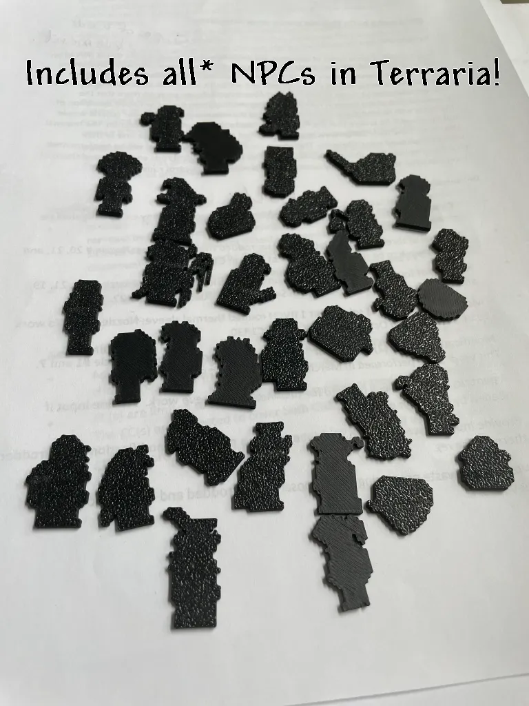 Terraria NPCs - Free 3D Print Model - MakerWorld