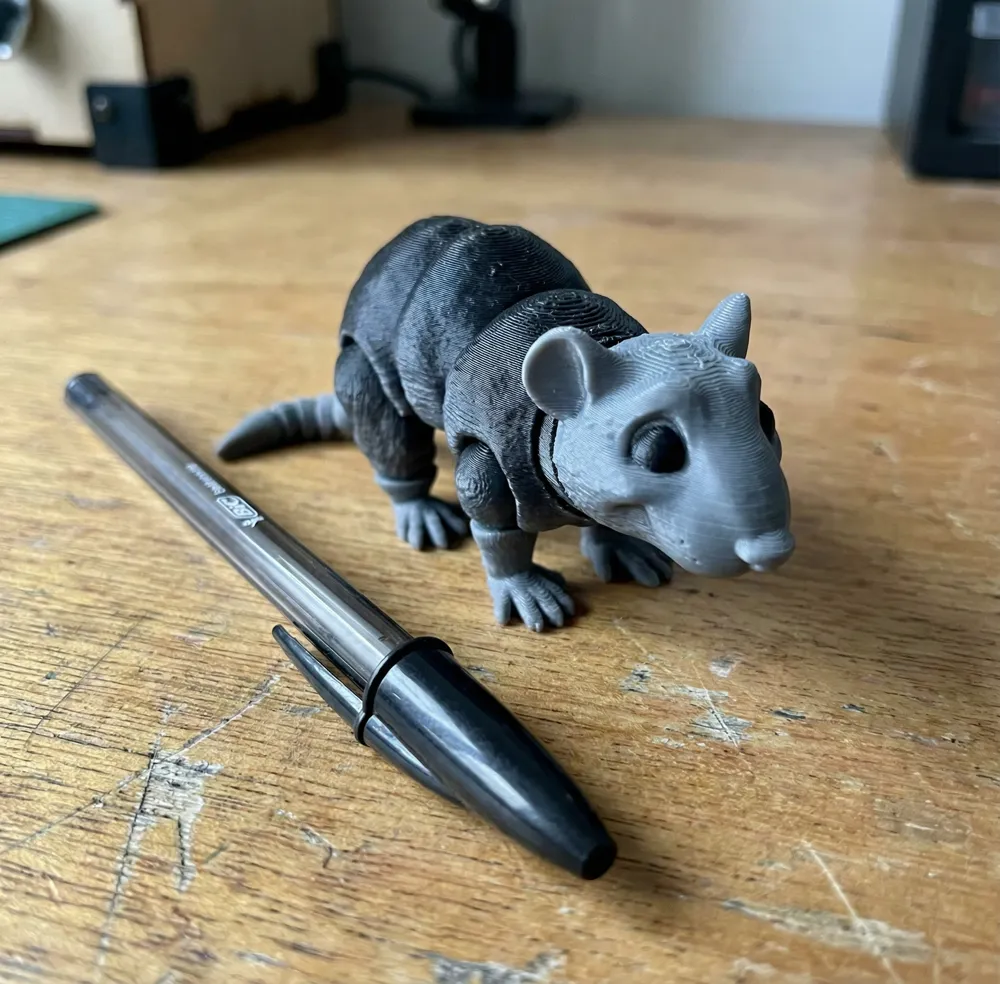 Articulated Little Rat - Free 3D Print Model - MakerWorld