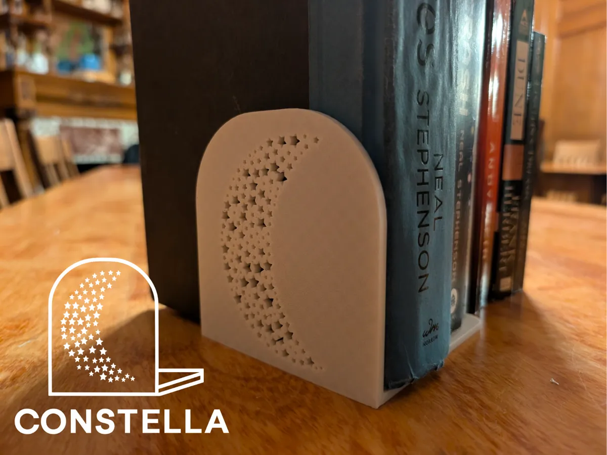 Constella – Starry Night Bookend - Free 3D Print Model - MakerWorld