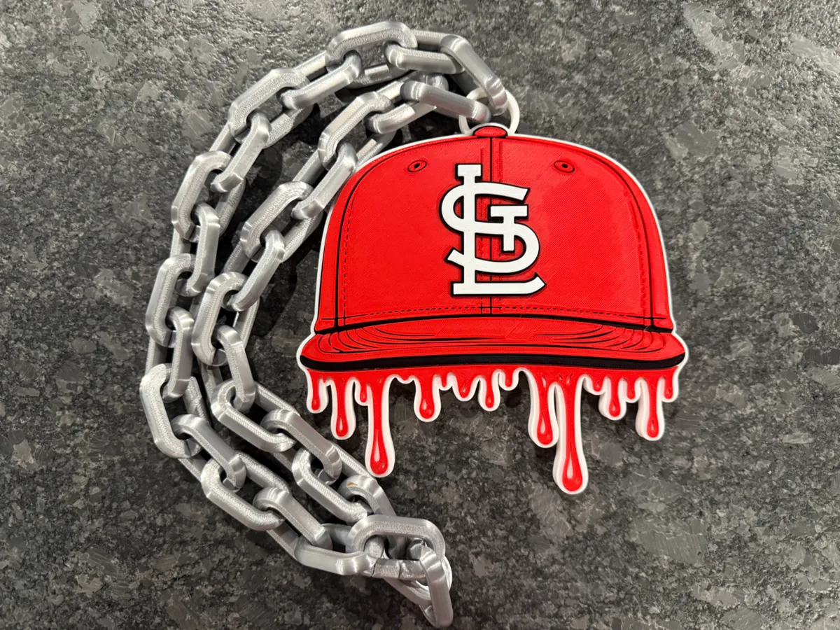 St. Louis Cardinals Drip Cap Hype Chain - Free 3D Print Model - MakerWorld
