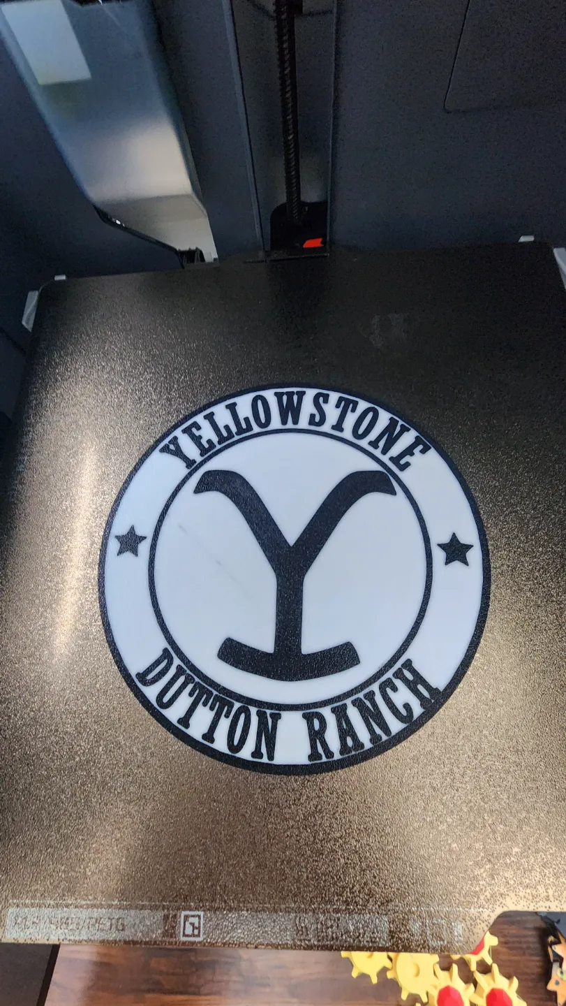 Yellowstone Coaster/Wallart - 2 Colors by Mech3DMakerWorld: Download ...