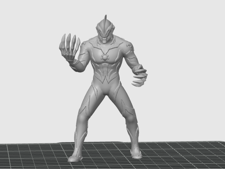 Belial Ultraman, monochrome detailed version, darkened Belial by 玩具小屋 MakerWorld: Download Free ...