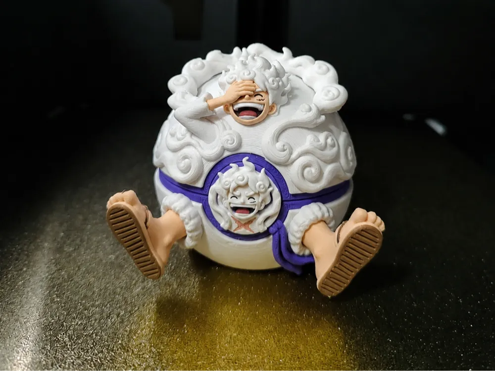 Luffy Sun God Nika Inspired Pokéball - Free 3D Print Model - MakerWorld