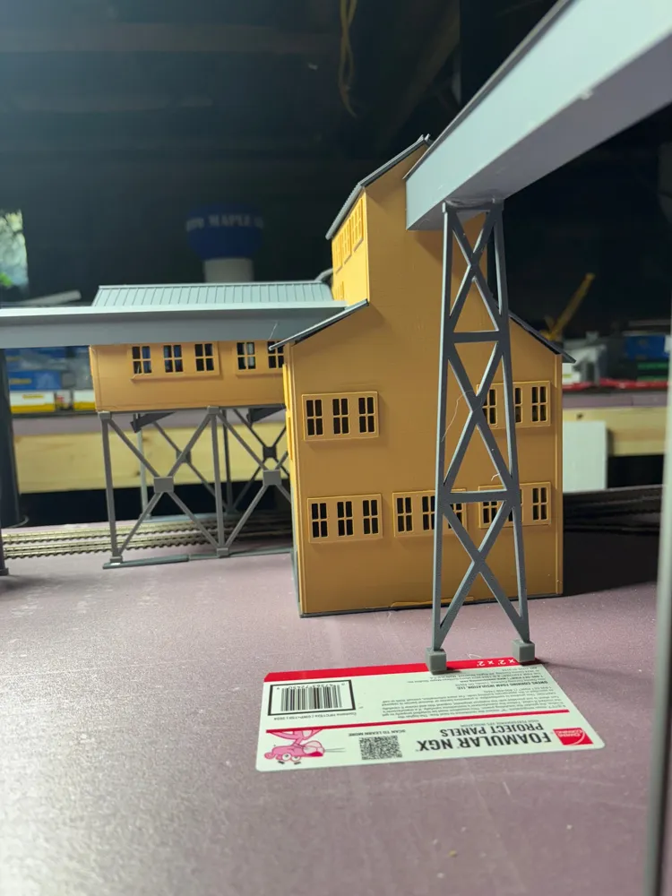 HO Scale coal tipple loader - Free 3D Print Model - MakerWorld