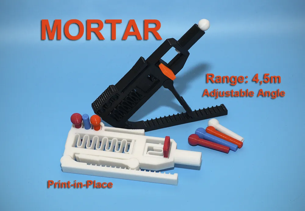 Spring Mortar - Range 4,5m Adjustable Angle P-in-P by PYXIS MakerWorld ...