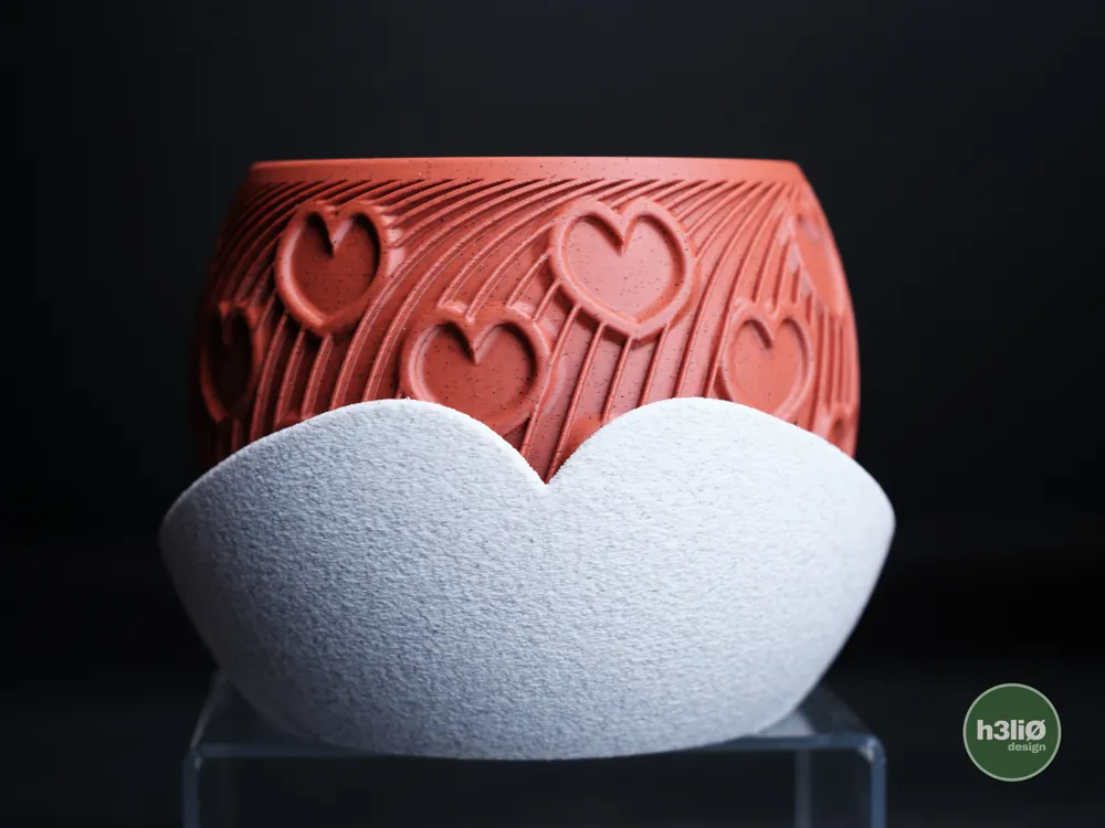 Heart Planter - Free 3D Print Model - MakerWorld