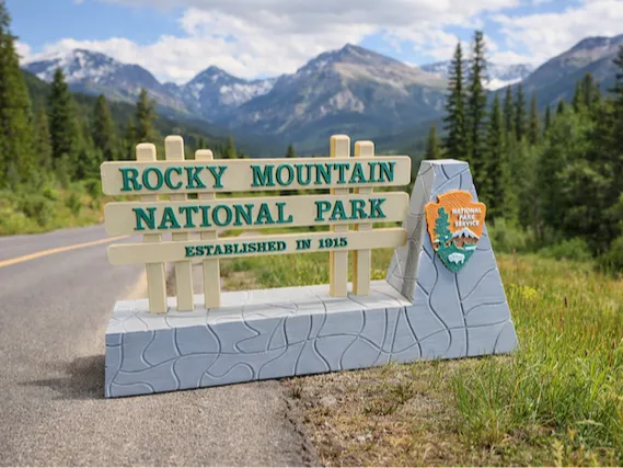 Rocky Mountain National Park Entrance Sign - Free 3D Print Model ...
