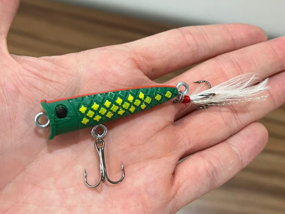 popper fish lure - Free 3D Print Model - MakerWorld