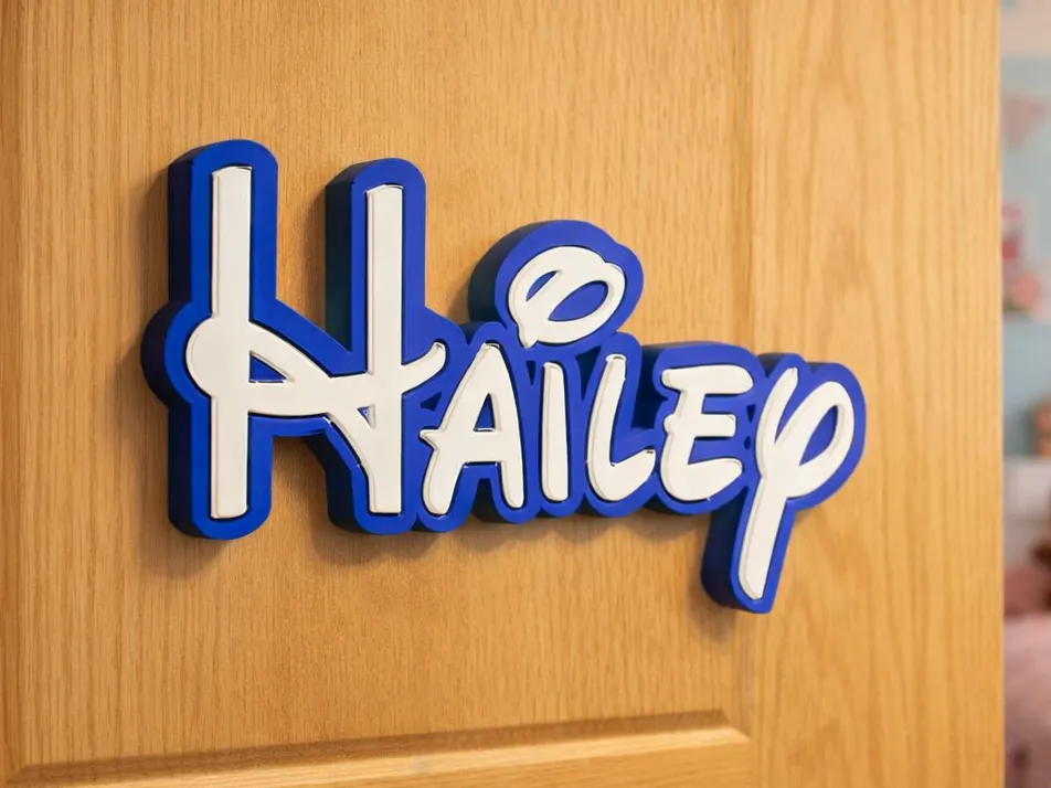 Disney Name Hailey - Free 3D Print Model - MakerWorld