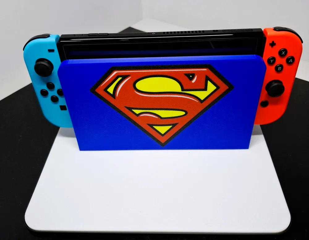 Étui de protection support Switch OLED - Superman by Kmit3D MakerWorld: Download Free 3D Models