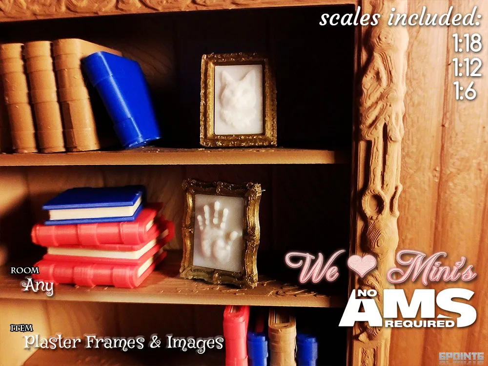 Dollhouse - Plaster Frames & Images - Free 3D Print Model - MakerWorld