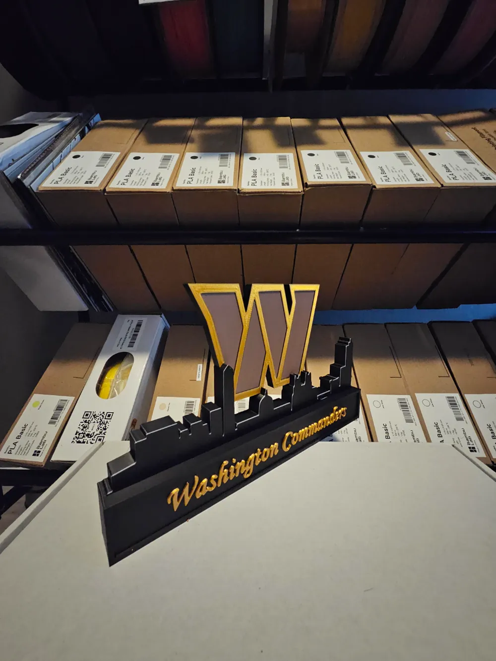 Washington commanders with skyline NFL by Jessie_3d_artMakerWorld ...