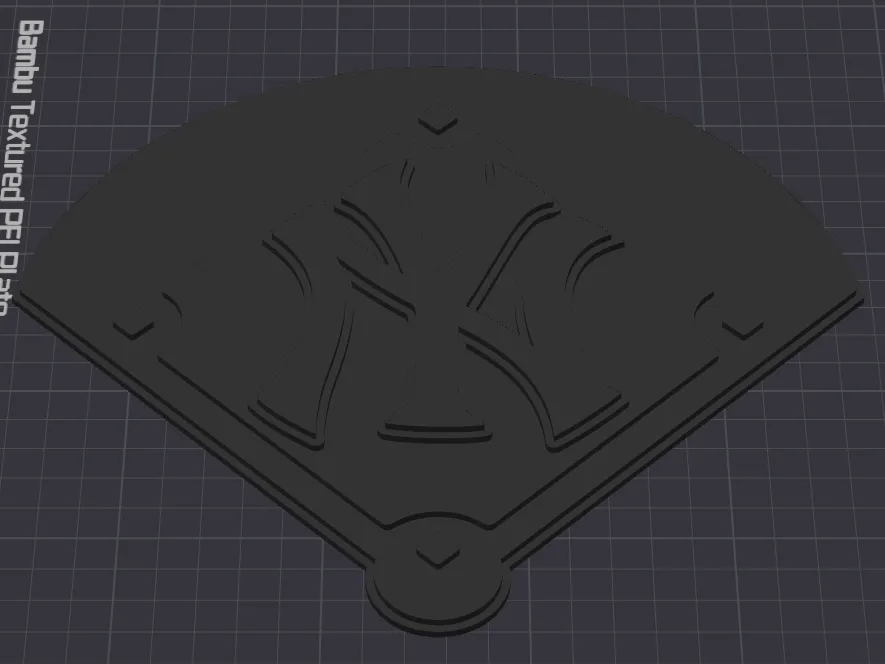 New York Yankees Stadium Logo Plaque - Free 3D Print Model - MakerWorld