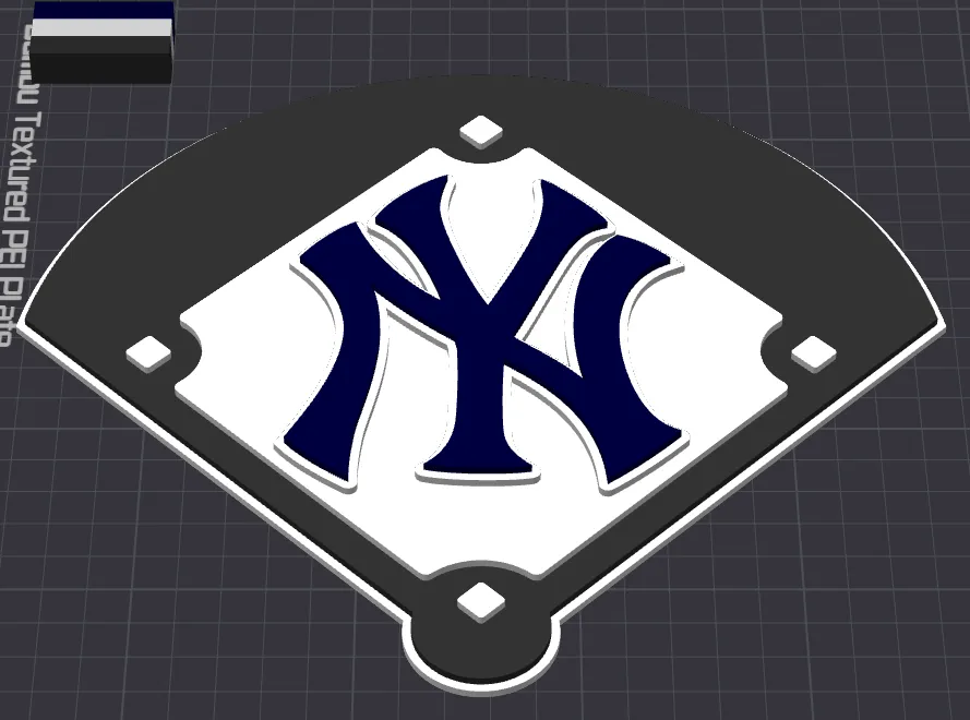 New York Yankees Stadium Logo Plaque by EKardiacG - MakerWorld