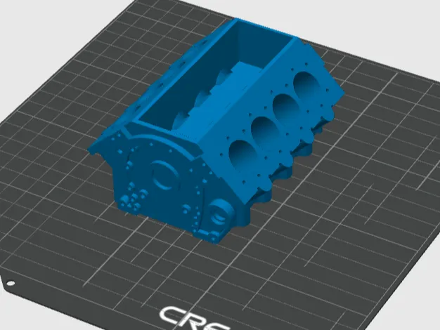 3D printed V8 Card Holder Engine by Yami Industries MakerWorld ...