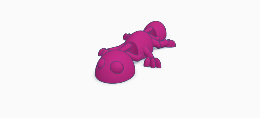Cute Lizard 2.0 - Free 3D Print Model - MakerWorld