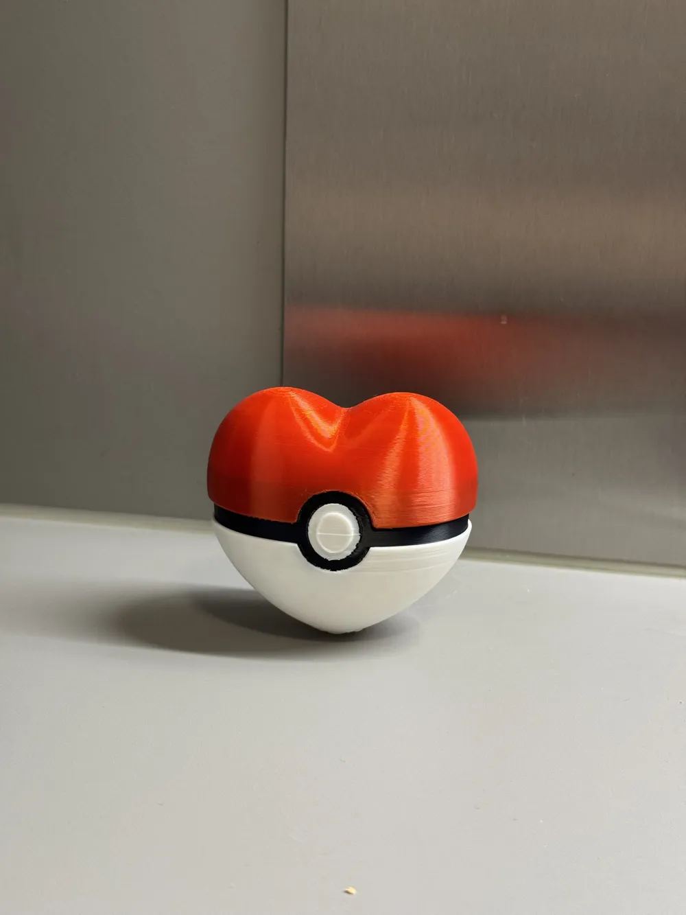 Pokeheart - Heart Pokeball - Free 3D Print Model - MakerWorld