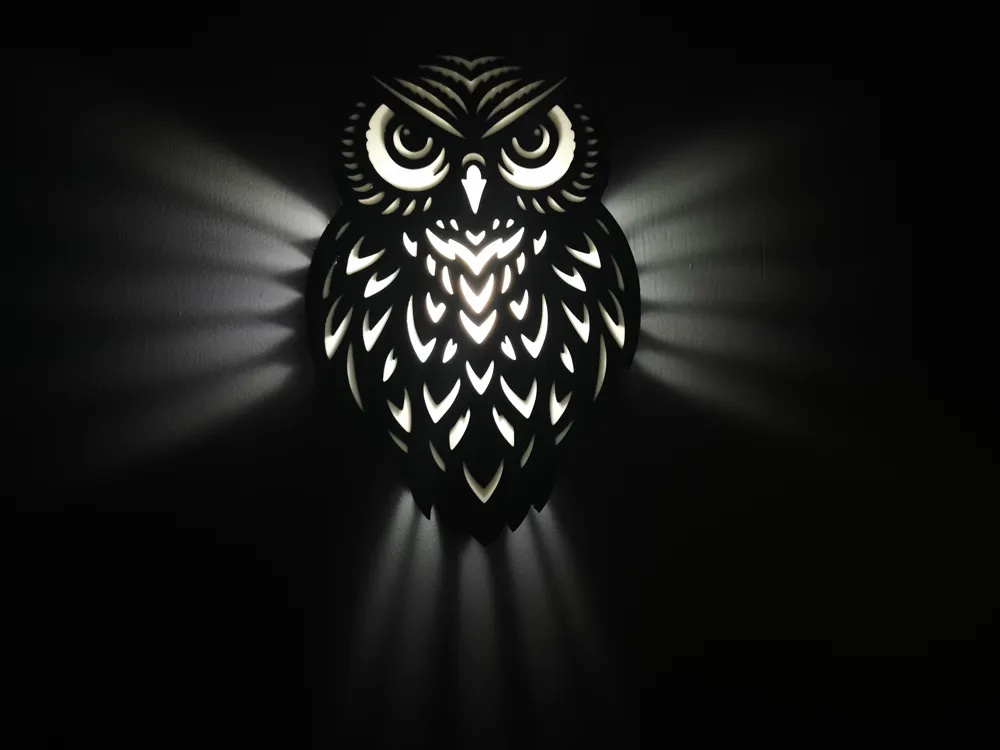 Owl Lamp - Free 3D Print Model - MakerWorld