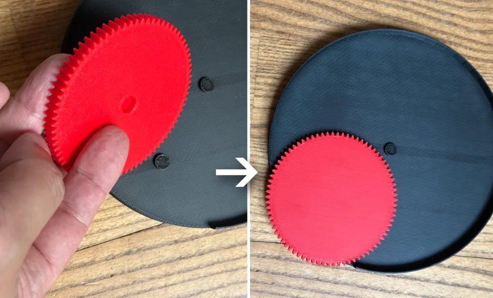 Magic ball spinner carrousel with 5.2:1 gear ratio - Free 3D Print ...
