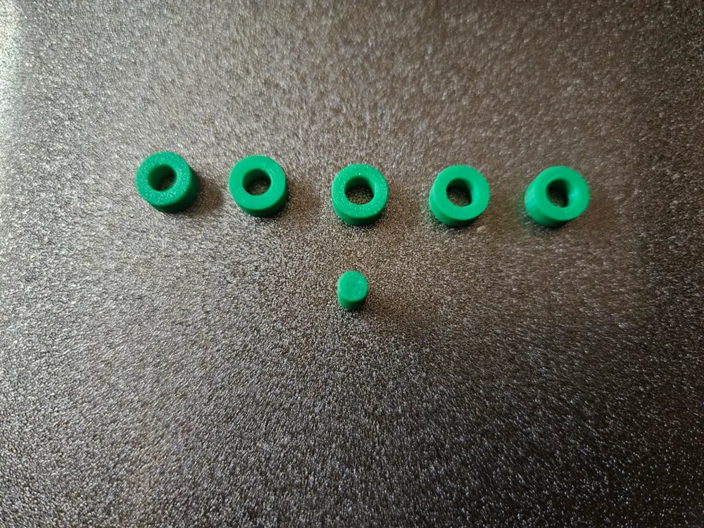 Pin Hole Clearance/Tolerance Test (4 mm pin into 0.0 mm - 0.4 mm extra ...