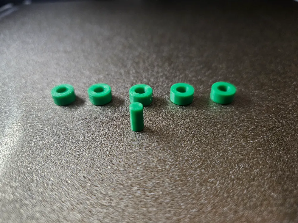 Pin Hole Clearance/Tolerance Test (4 mm pin into 0.0 mm - 0.4 mm extra ...