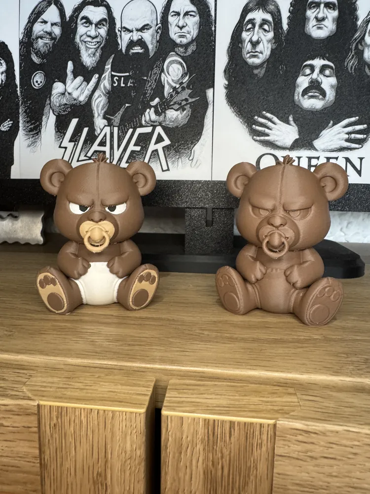 Baby Grumpy Bear - Free 3D Print Model - MakerWorld